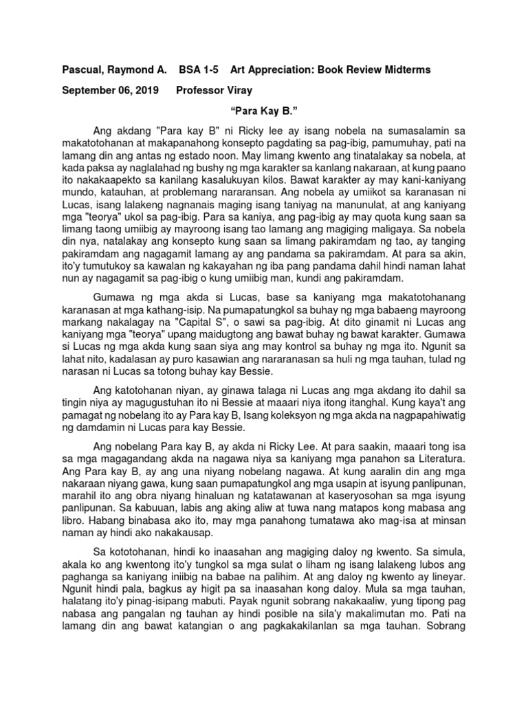 Book Rev para Kay B | PDF