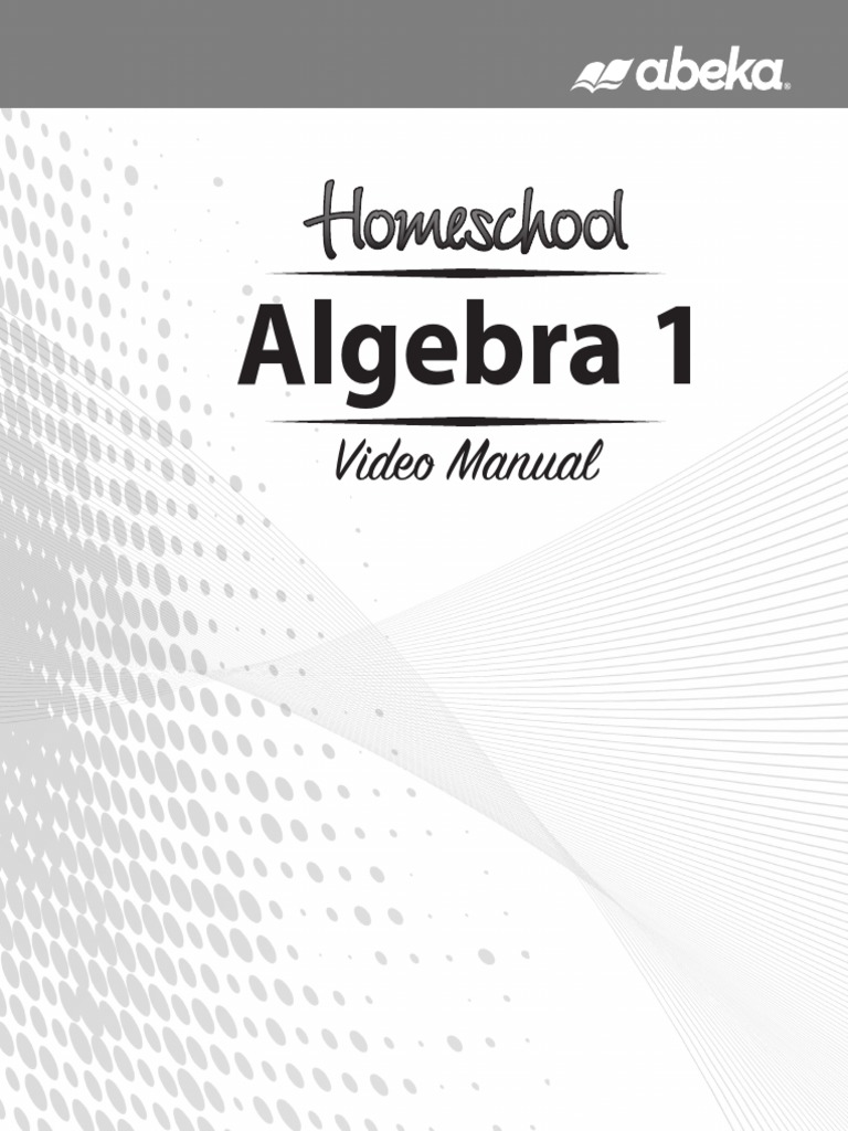 Algebra 1 | PDF | Quiz | Homework
