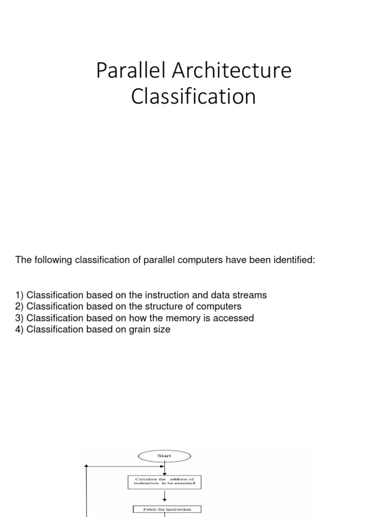 Parallel Architecture Classification | PDF | Parallel Computing | Central Processing Unit