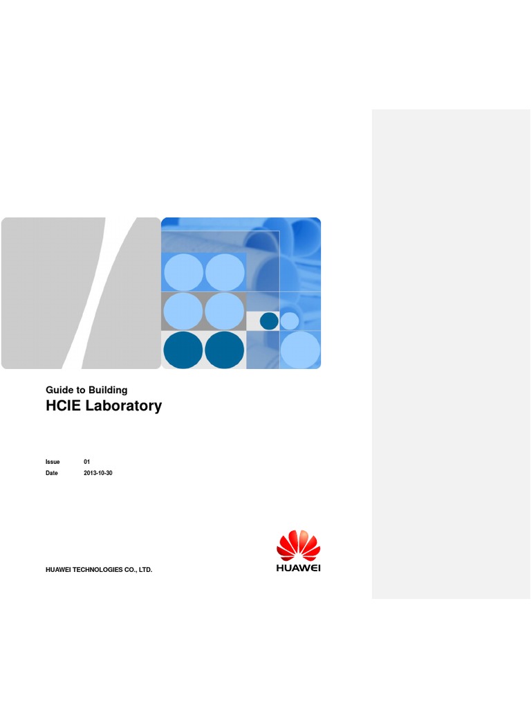HCIE-R&S Lab Administration Guide | PDF | Trademark | Network Topology