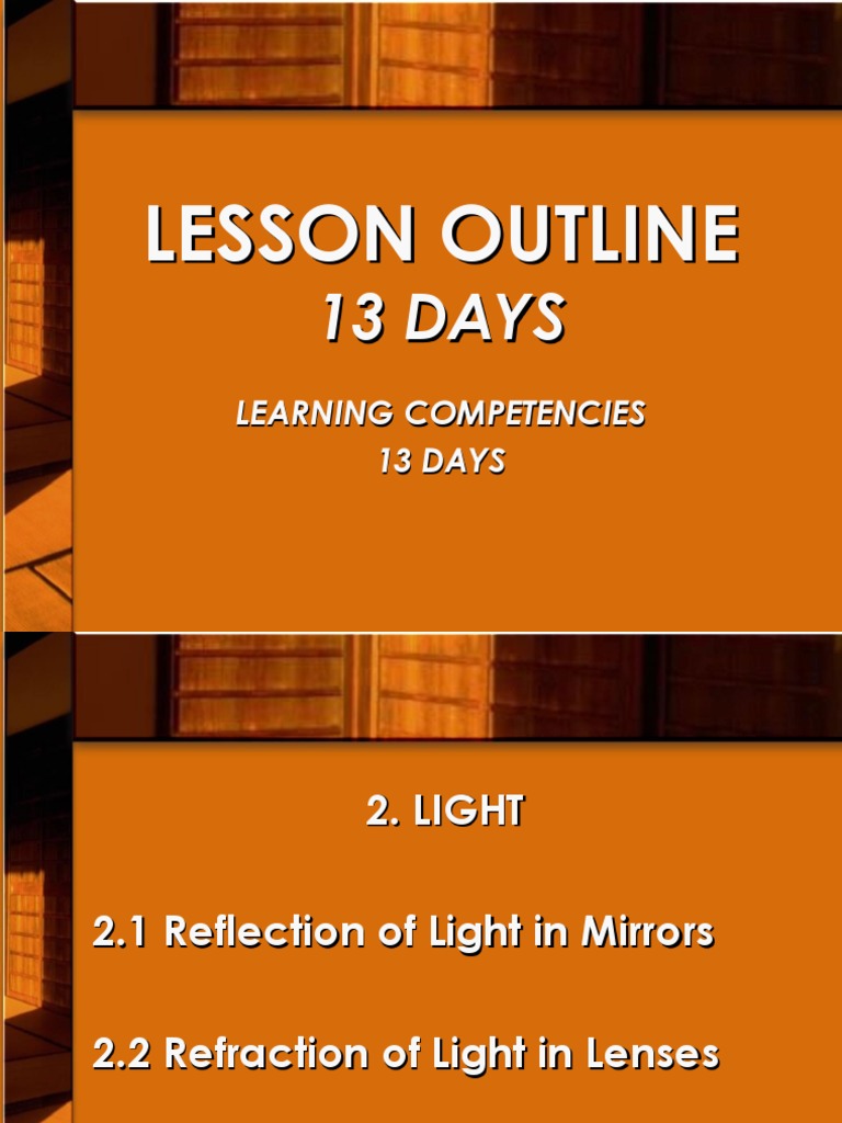 Lesson Outline | PDF