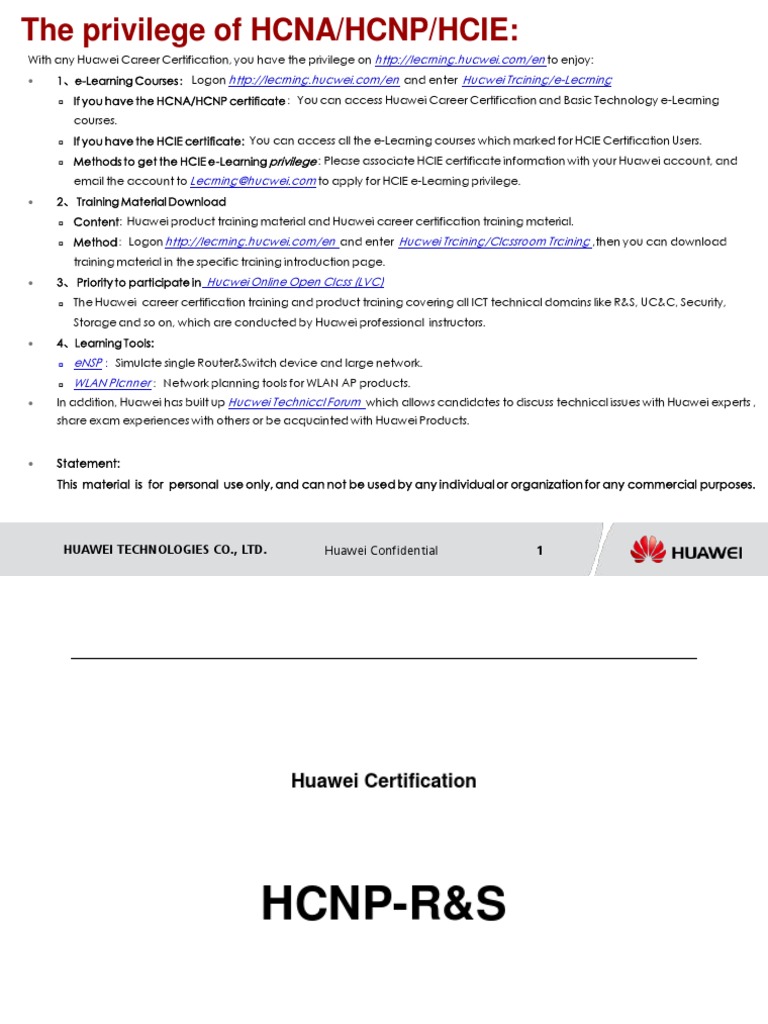 HCNP-R - S Fast Track Lab Guide V2.0 | PDF | Computer Network | Educational Technology