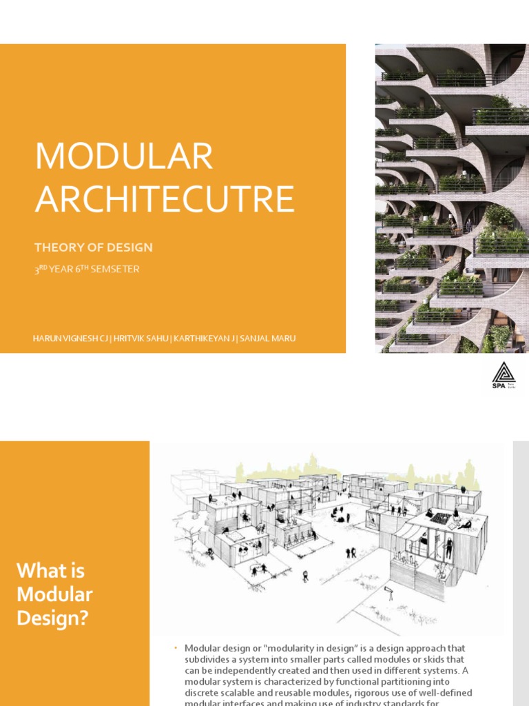 Modular Architecutre | PDF | Modularity | Modular Programming