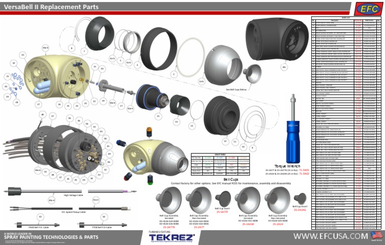 VersaBell II Replacement Parts | PDF | Manufactured Goods | Land Vehicles