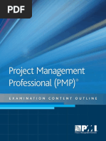 PMP Examination Content Outline PDF | PDF | Project Management ...