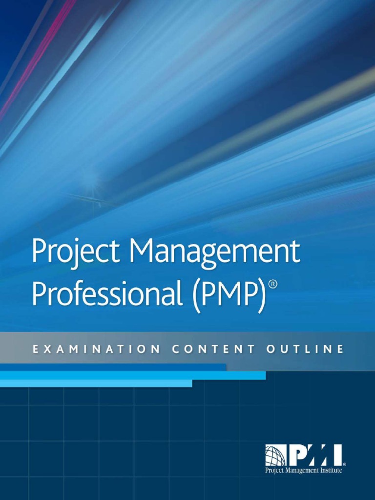 Project Management Professional Exam Outline | PDF | Project Management ...
