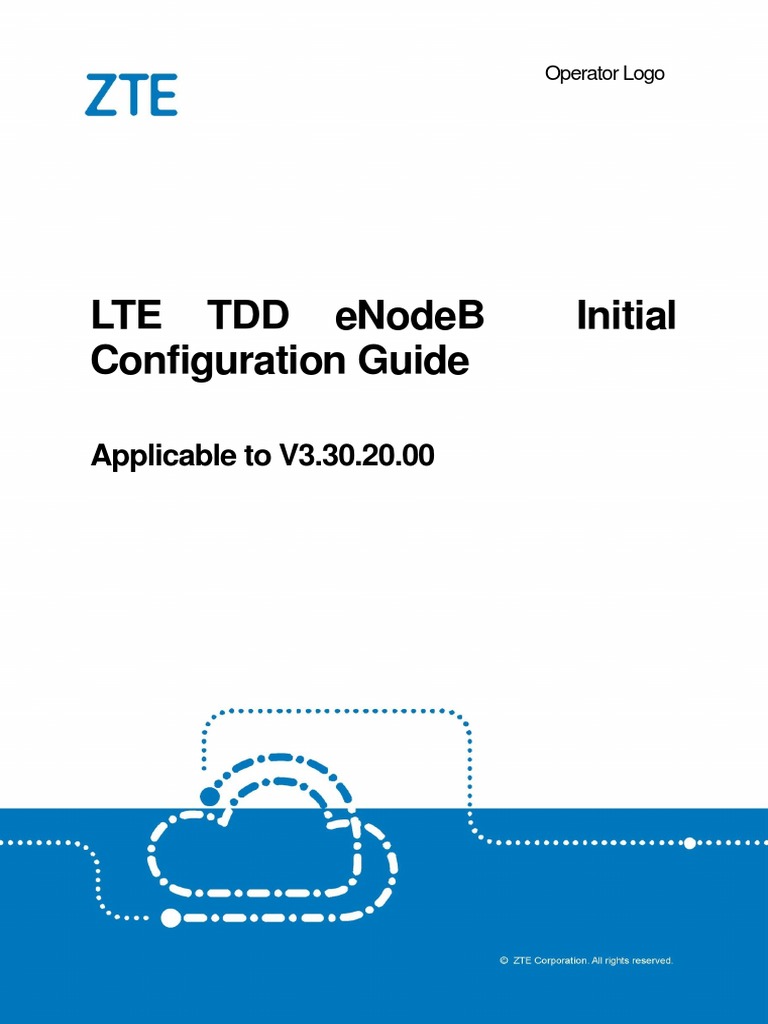 LTE TDD (V3.30.20.00) ENodeB Initial Configuration Guide | PDF ...