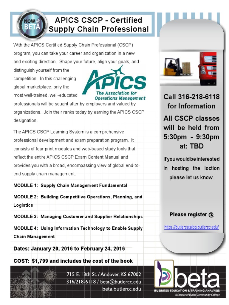 APICS CSCP 2016 Jan To Feb 2016 PDF | PDF