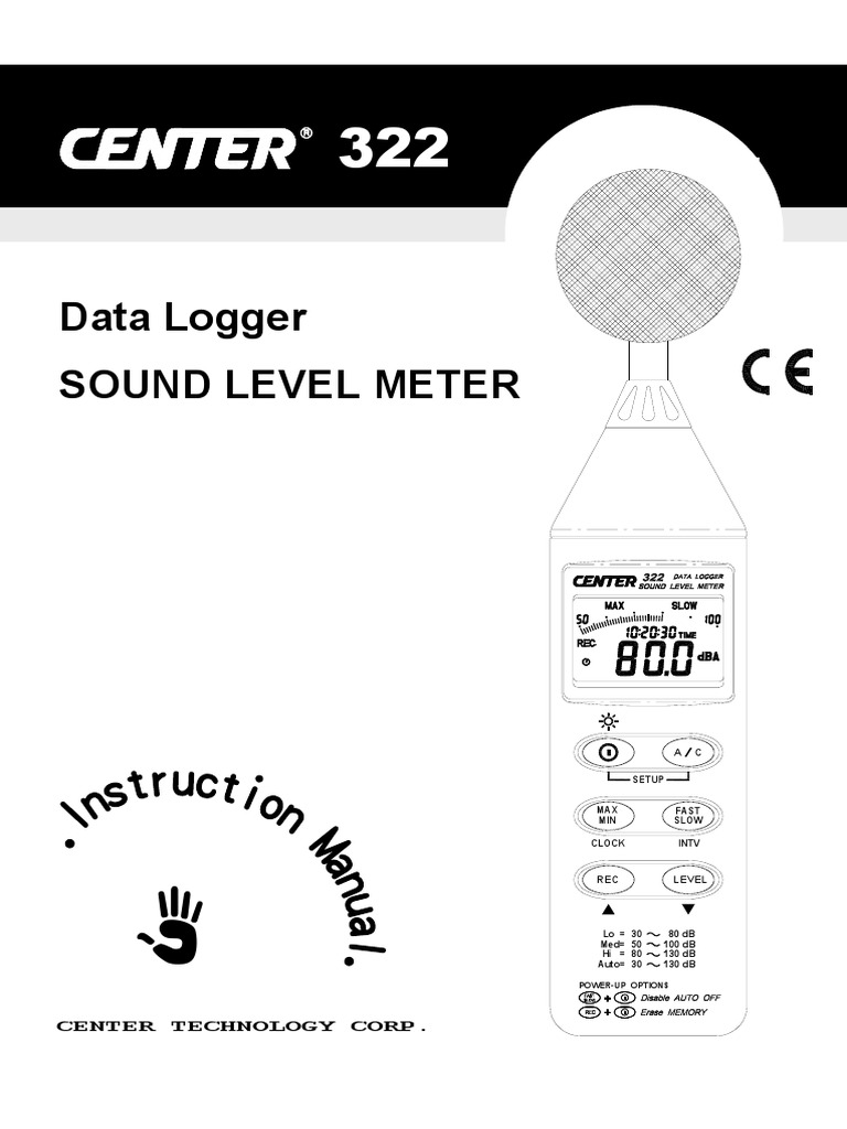 Data Logger Sound Level Meter Setup | PDF | Computer File | Microphone