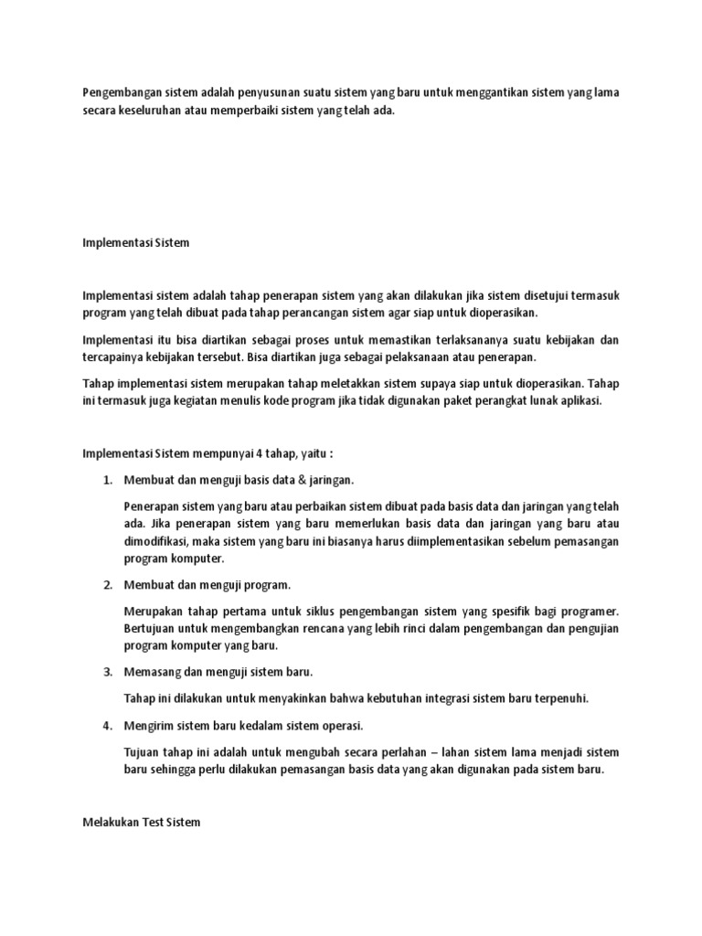 Implementasi Sistem | PDF