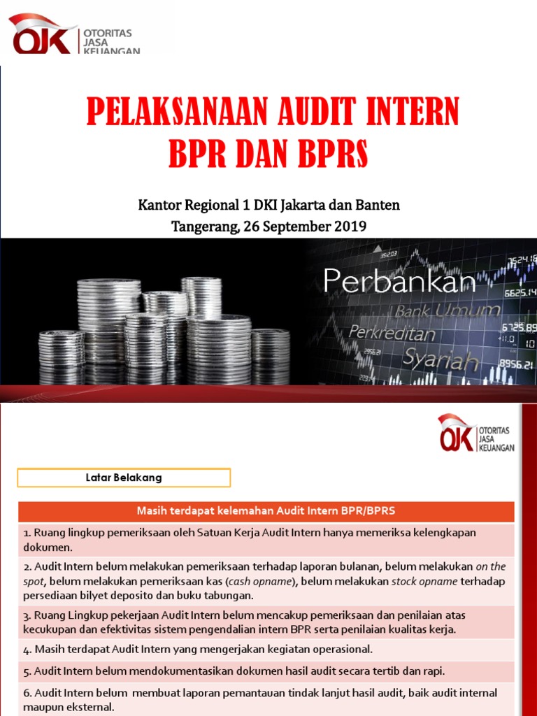 Audit Intern BPR Bagi PE | PDF | Bisnis