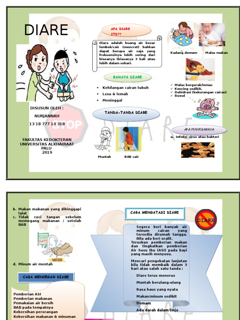 Leaflet Diare Anak 2019 | PDF