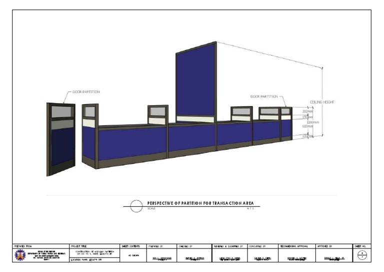 Perspective of Partition For Transaction Area: Scale NTS | PDF