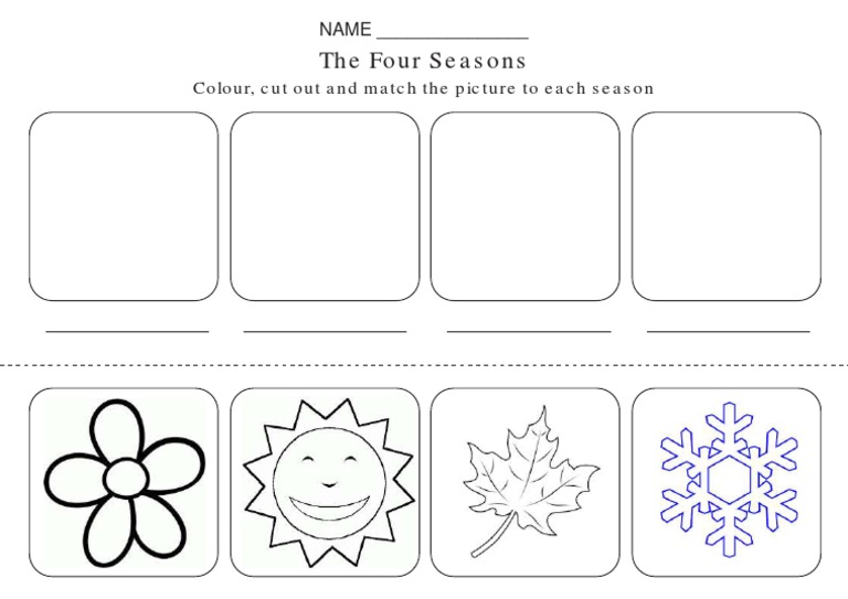 Seasons Worksheet | PDF