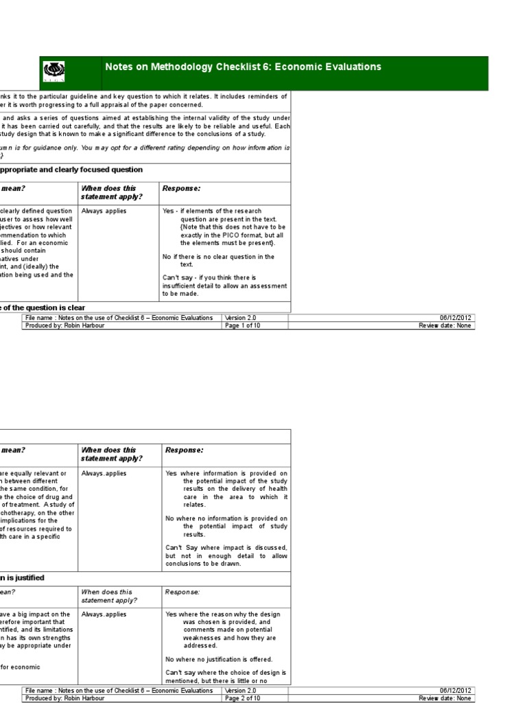 notes-on-economics-checklist-pdf-discounting-cost-benefit-analysis