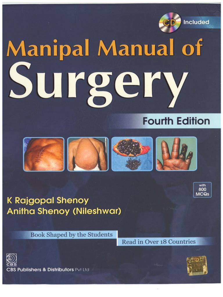 Manipal Manual of Surgery 4th Edition | PDF | Wound | Stomach