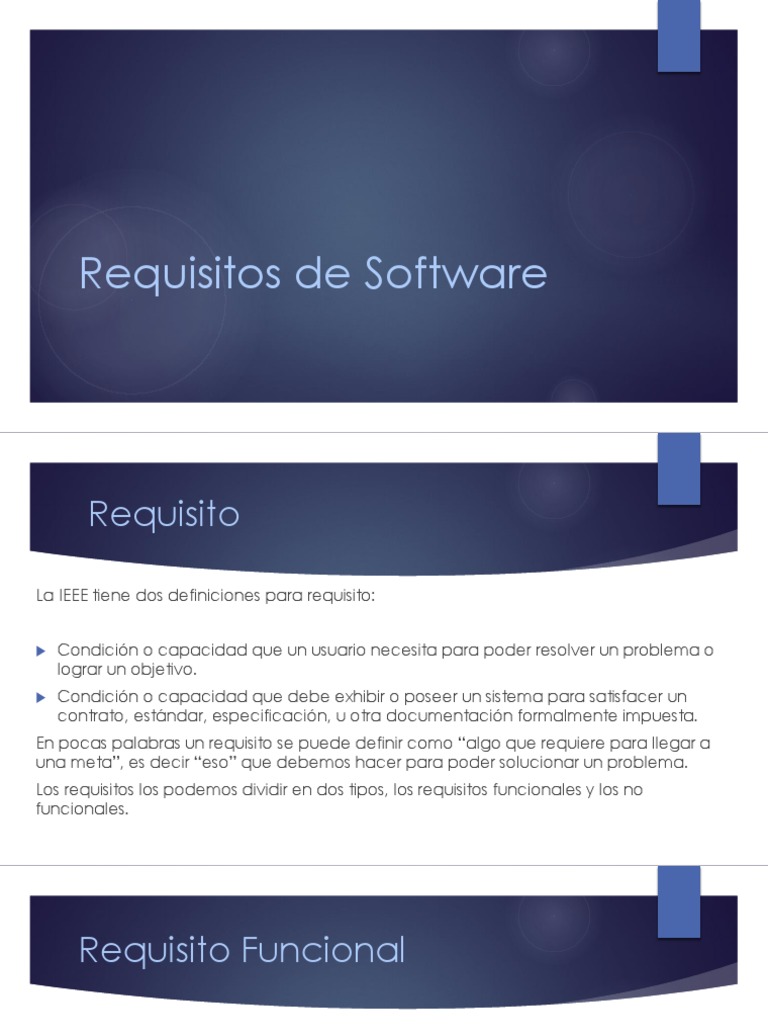 Requerimientos de Sofware | PDF | Caso de uso | Software