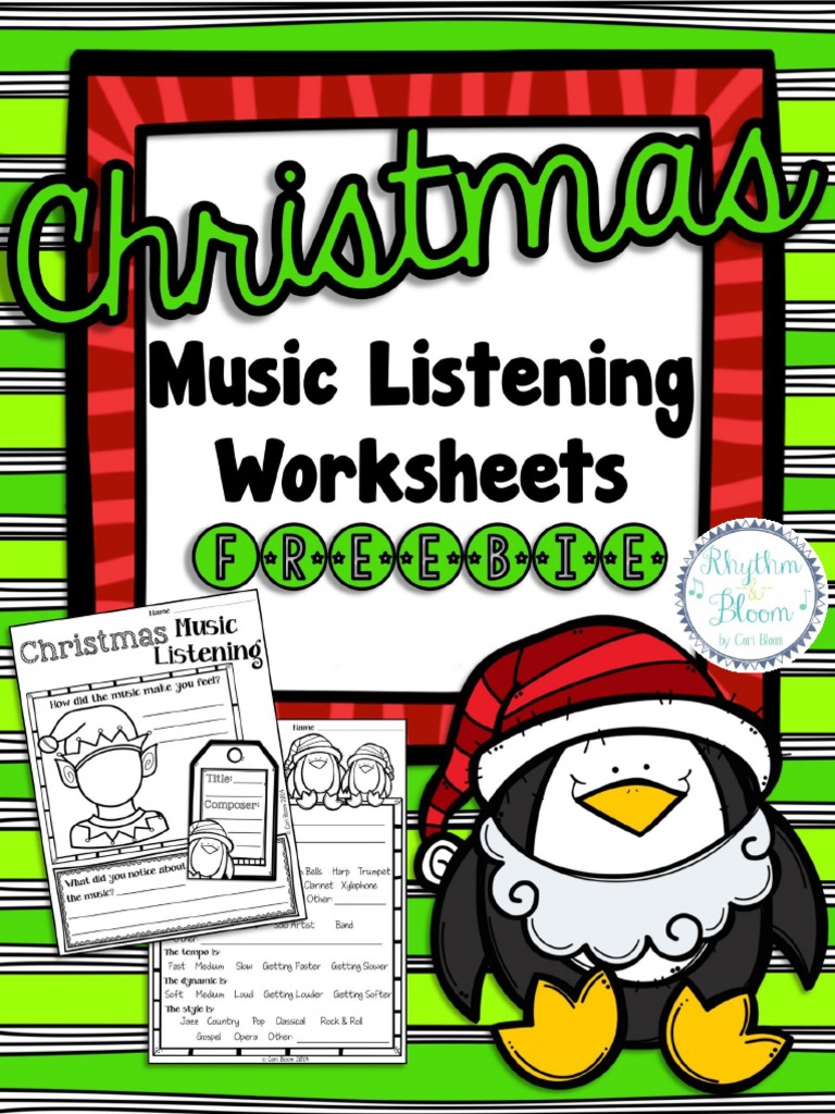 Free Christmas Music Listening Worksheets | PDF
