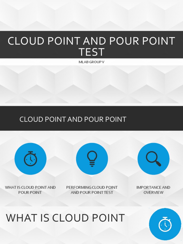 Cloud Point and Pour Point Test | PDF