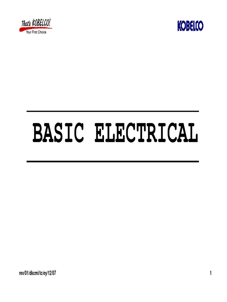 Basic Mekanik - BASIC ELECTRIC | PDF