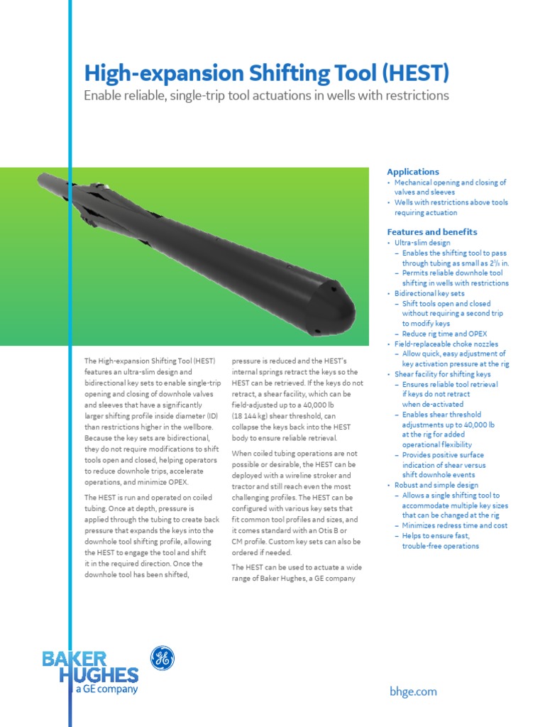 High-Expansion Shifting Tool (HEST) : Enable Reliable, Single-Trip Tool ...