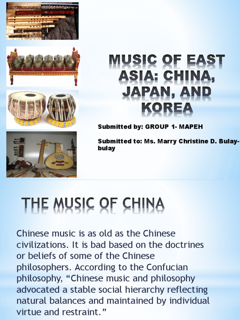 Music of East Asia | PDF | Singing | Sound