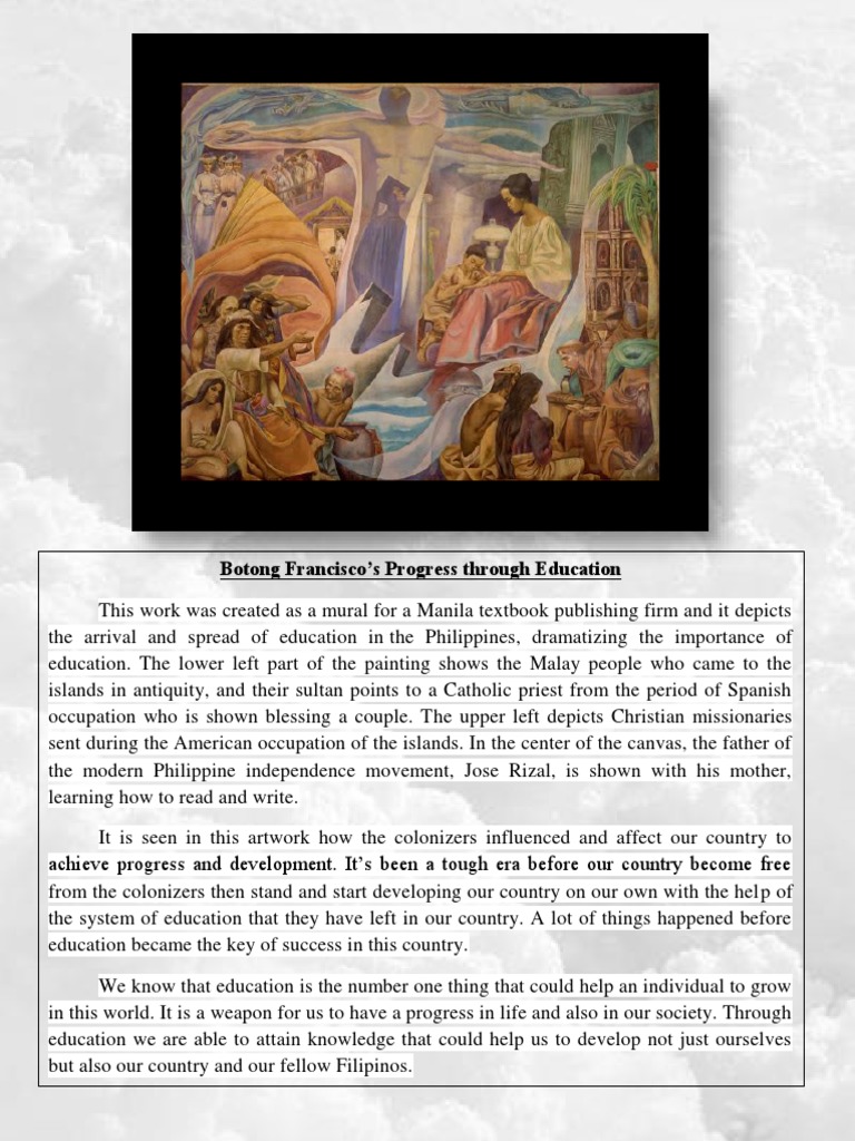 Botong Francisco's Progress Through Education | PDF