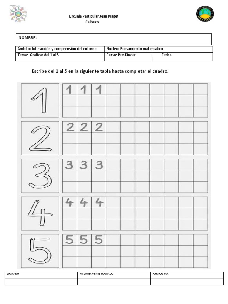 Guia4 Matematica Prekinder | PDF