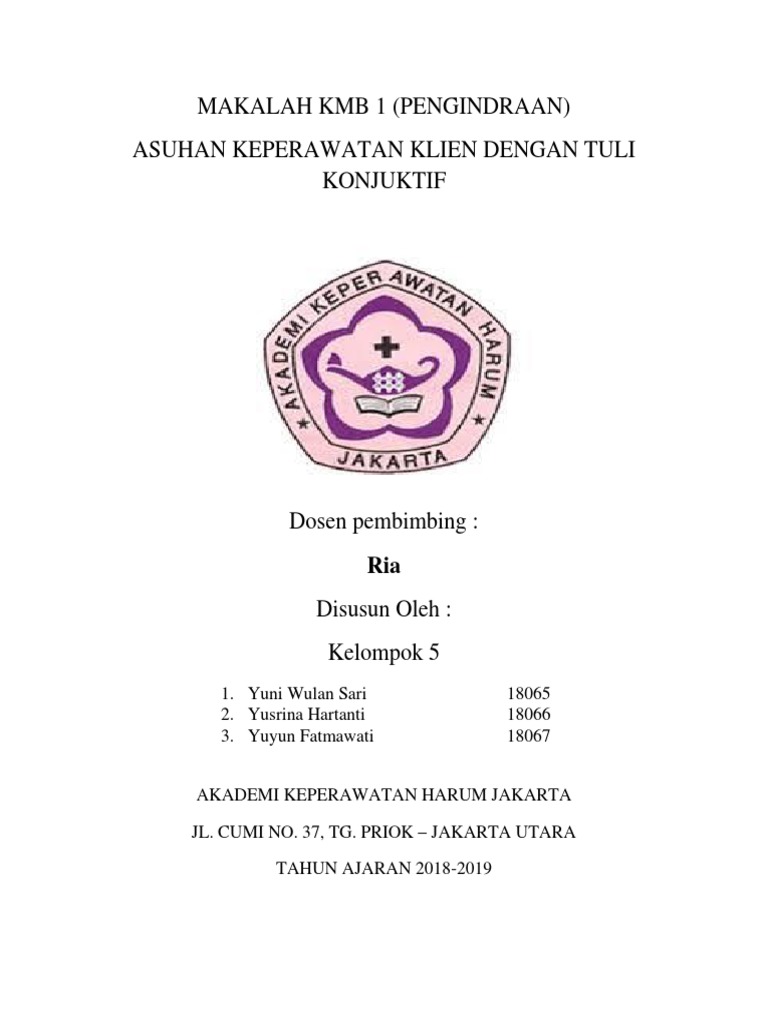 Makalah KMB 1 Tuli Konduktif | PDF | Sains & Matematika