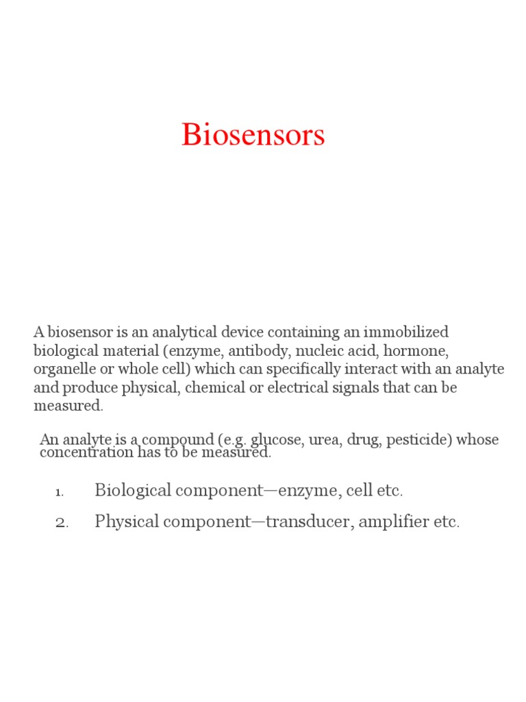 Bio Sensor 1 | PDF | Biosensor | Antibody