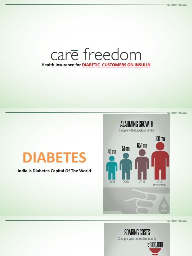 Care Freedom For Diabties | PDF | Chronic Condition | Diabetes Mellitus