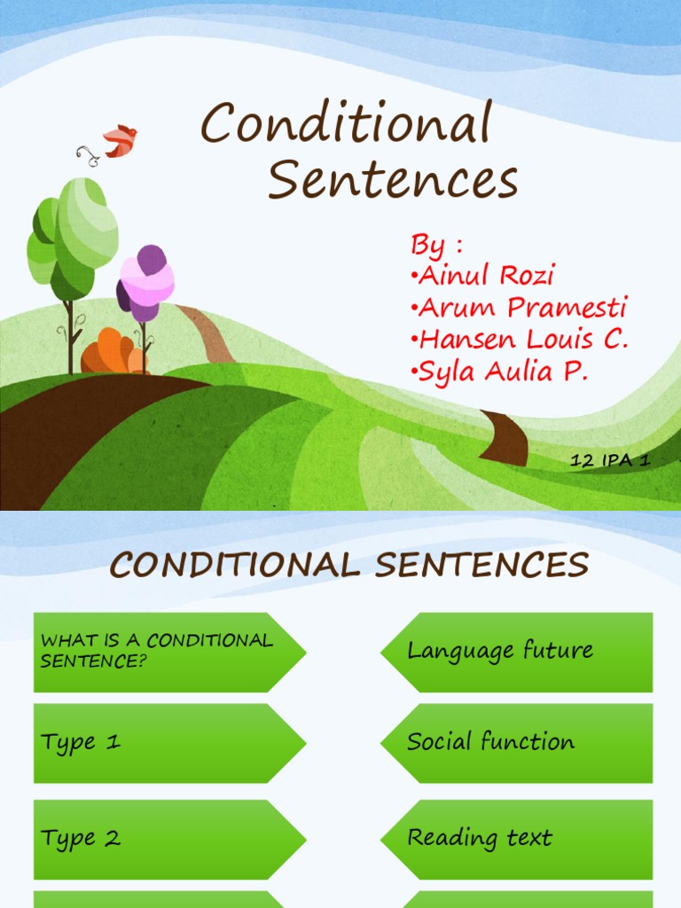 Conditional | PDF | Interpretation (Philosophy) | Grammar