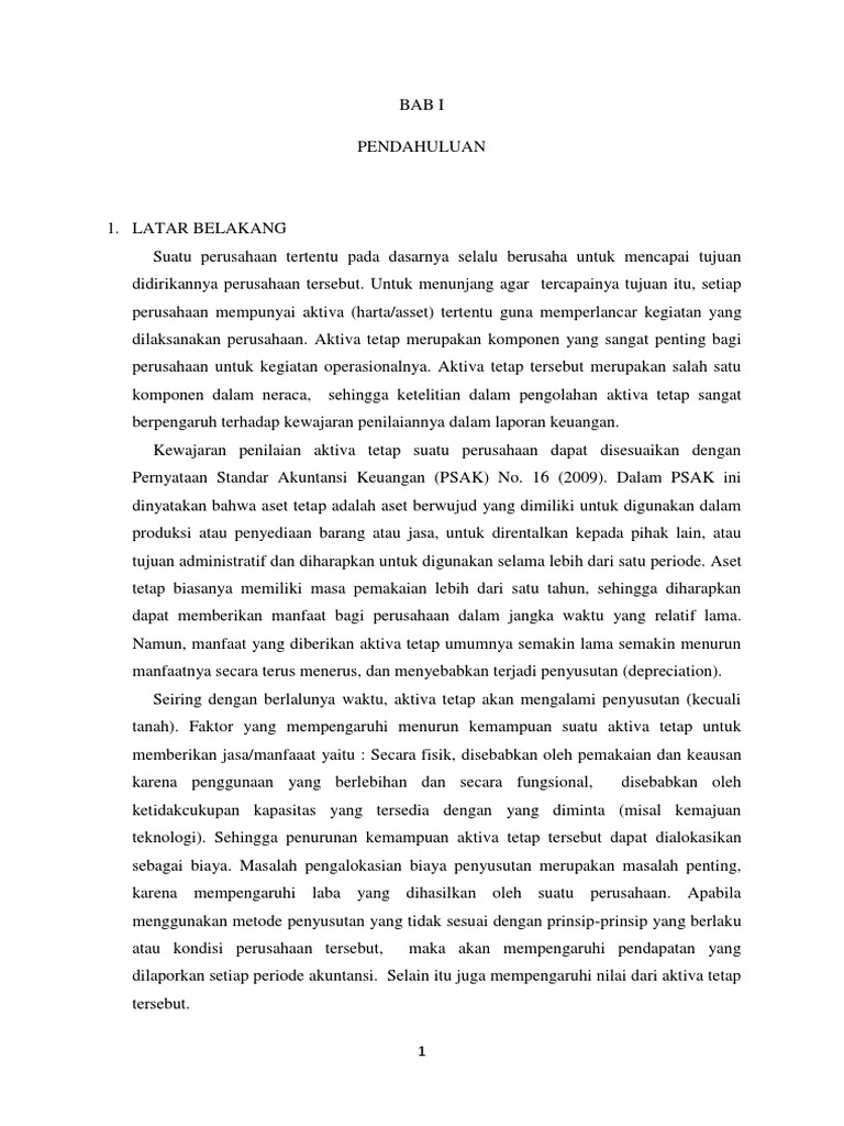 SKB - Metode Penyusutan | PDF