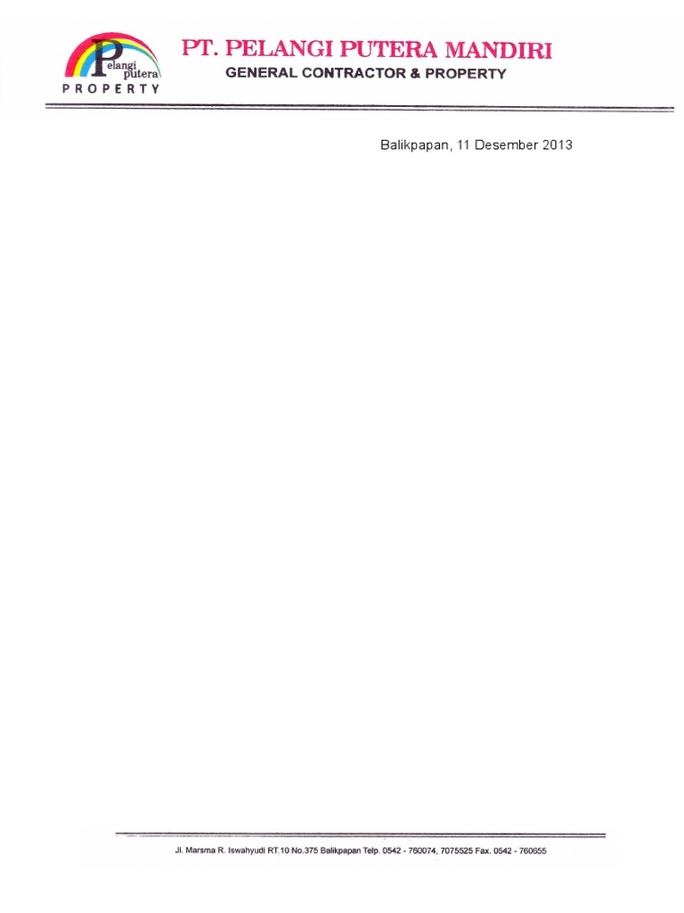 Surat Permohonan Ukl-Upl 2 | PDF