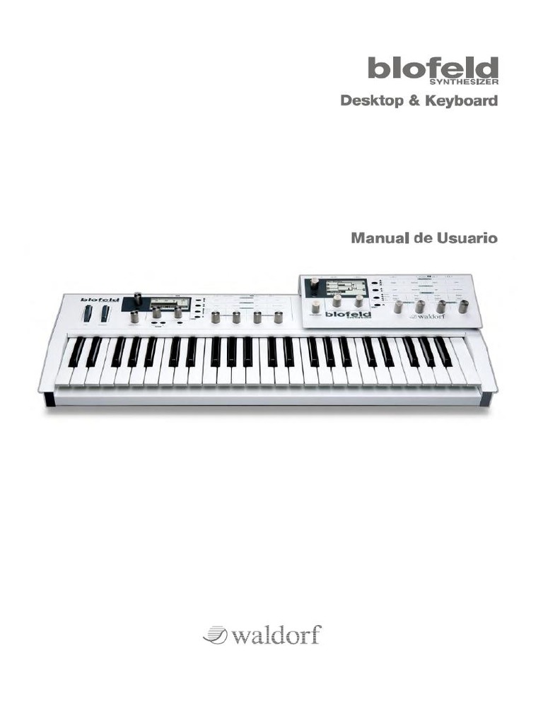 User's.manual Waldorf - Blofeld ES | PDF | USB | Mac OS