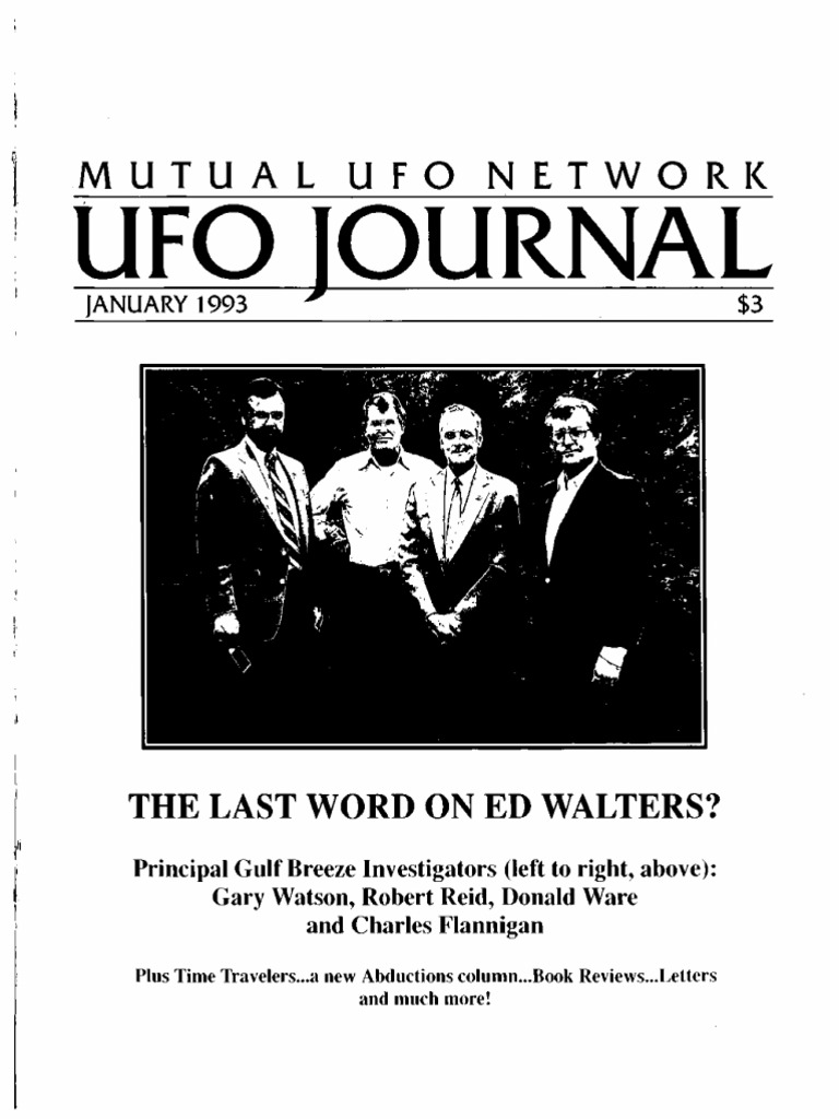 MUFON UFO Journal - January 1993 | PDF | Alien Abduction | Ufology