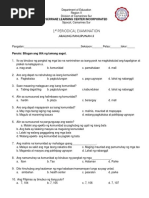 FILIPINO Grade 2 Periodical Test With TOS Edited | PDF