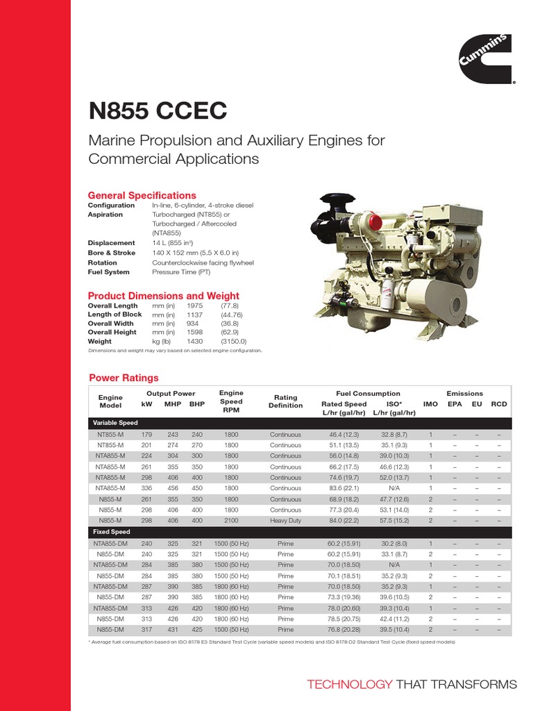 Nta 855 M | PDF | Engines | Turbocharger