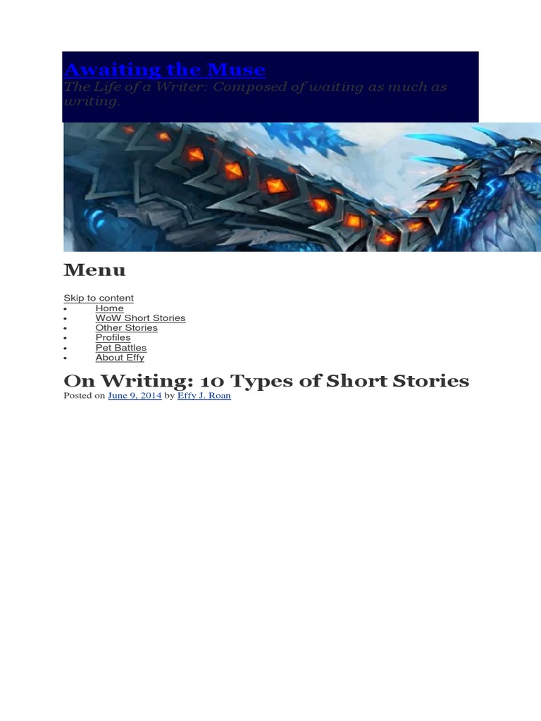 Types of Short Stories | PDF | Narrative | Fable