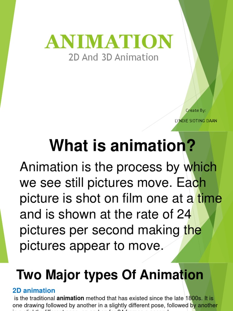 Animation: 2D and 3D Animation | PDF | Animation | 3 D Computer Graphics