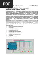 Informe de Sensor Ultrasonico | PDF | Sonido | Arduino