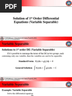 Solving ODEs in MATLAB PDF | PDF | Ordinary Differential Equation | Equations
