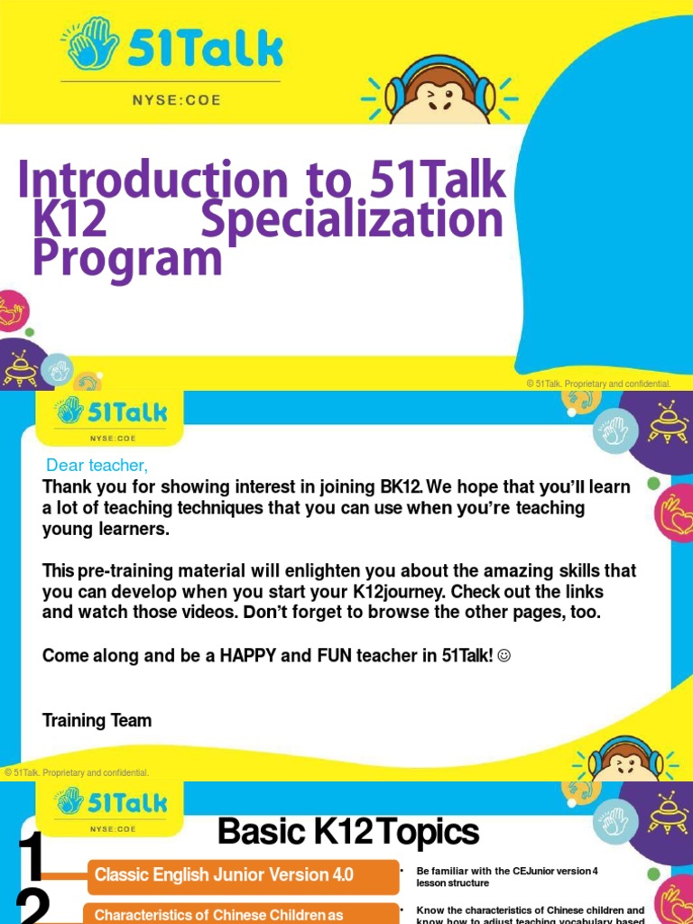 BK12 Pre Training Material 1 | PDF | Learning | Cognition