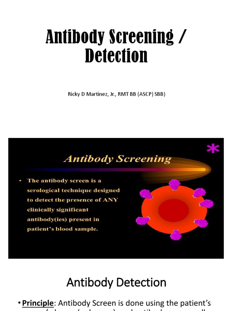 2GG - Antibody Screening Process | PDF
