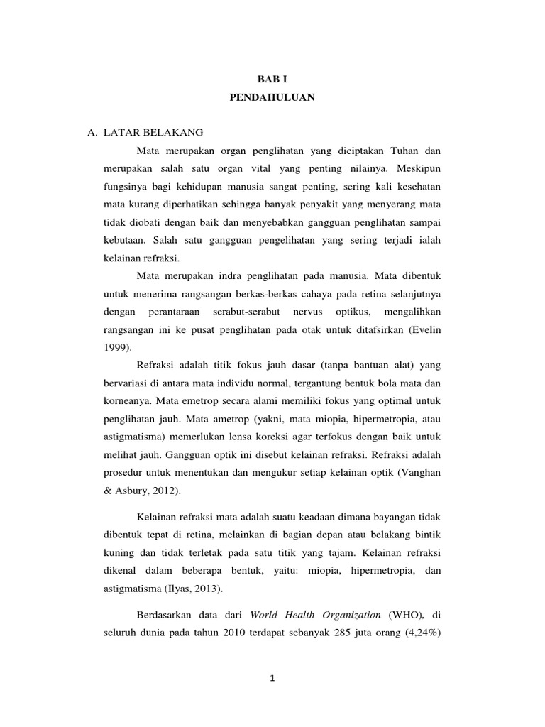 Bab 1 Proposal | PDF