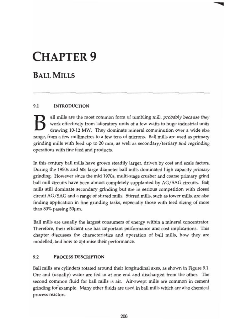 Ball Mill Operation | PDF