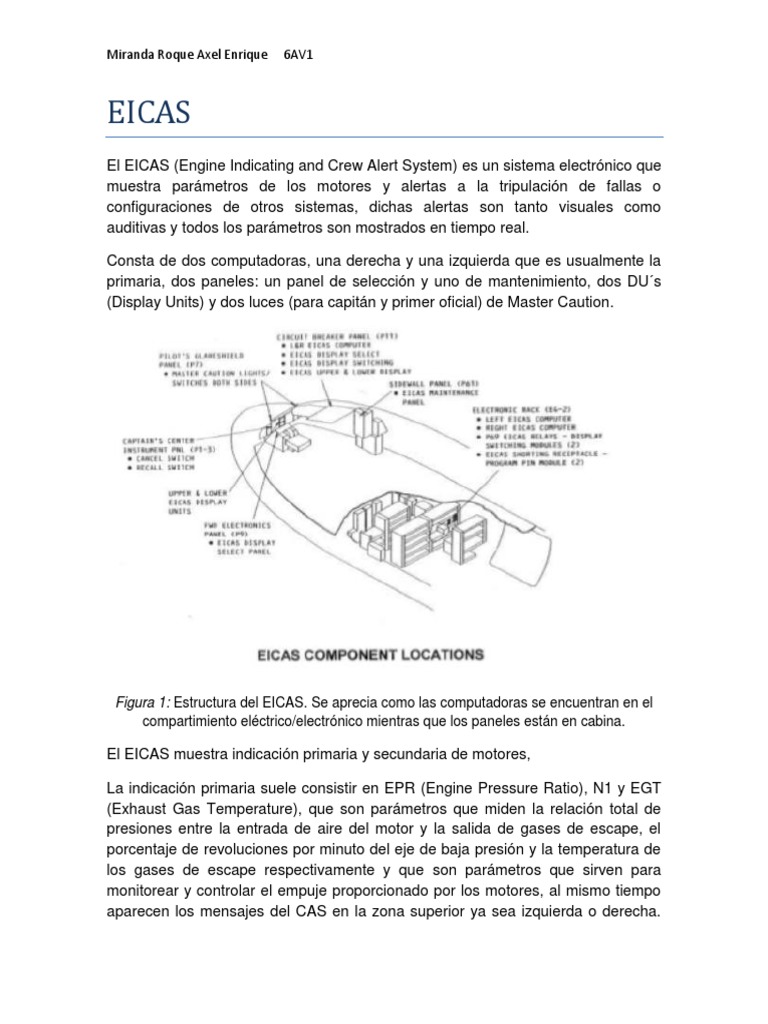 EICAS | Descargar gratis PDF | Aviación | Aeroespacial
