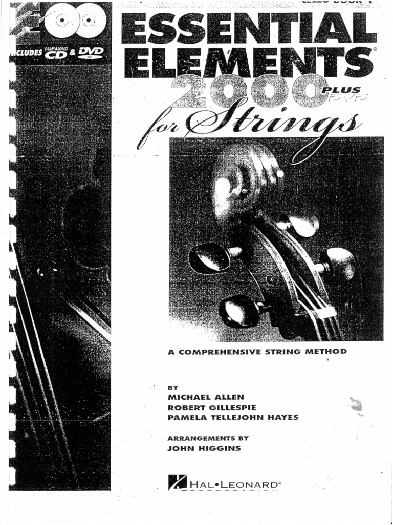 Essential Elements Cello PDF | PDF