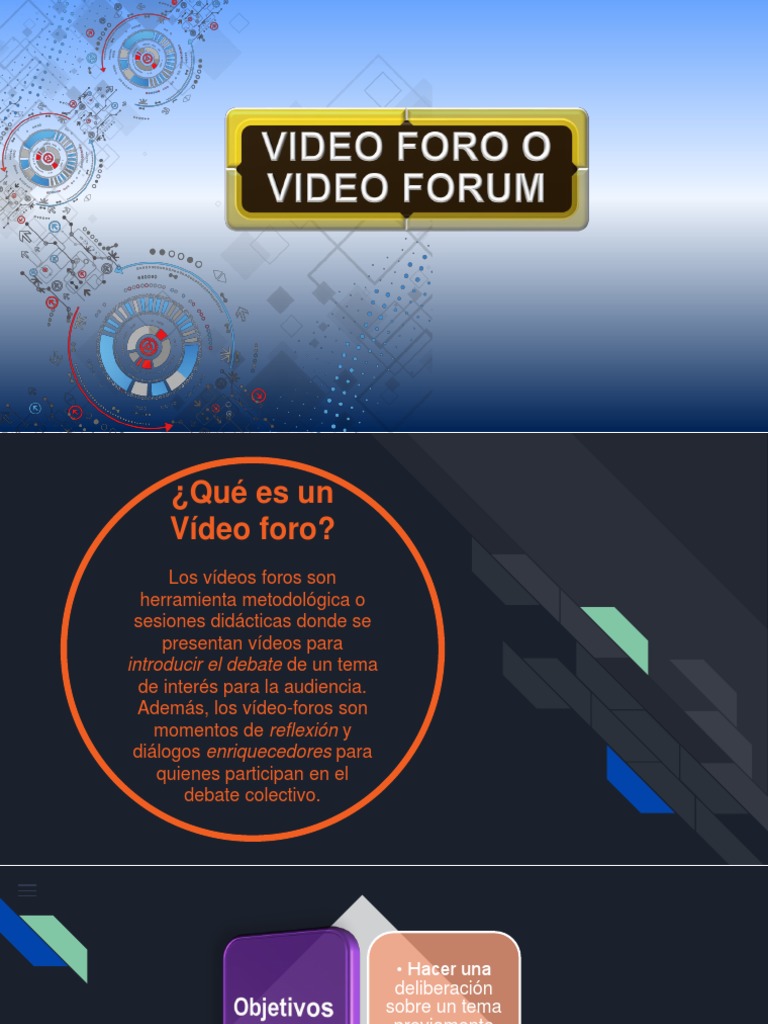 Introducción al Vídeo Foro: Metodología y Uso | PDF