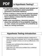 Minitab Hypothesis Testing Guide | PDF | Student's T Test | P Value